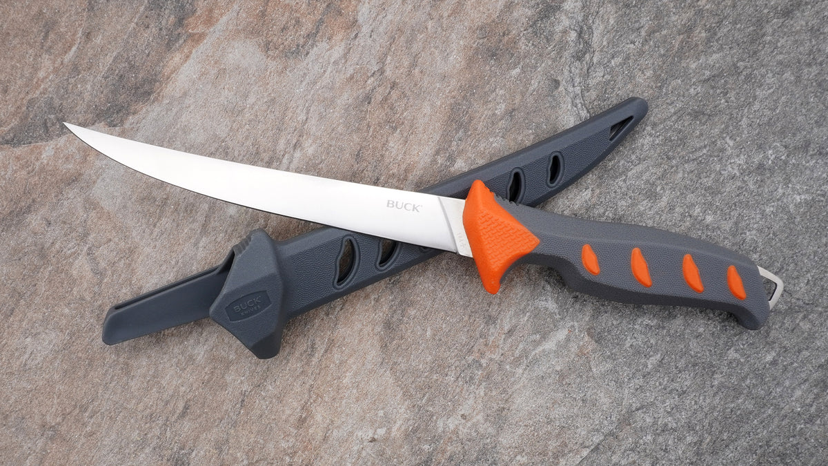 Hookset Freshwater 6" Fillet Knife, Orange Hanlde 0144ORS – Edgeworks ...
