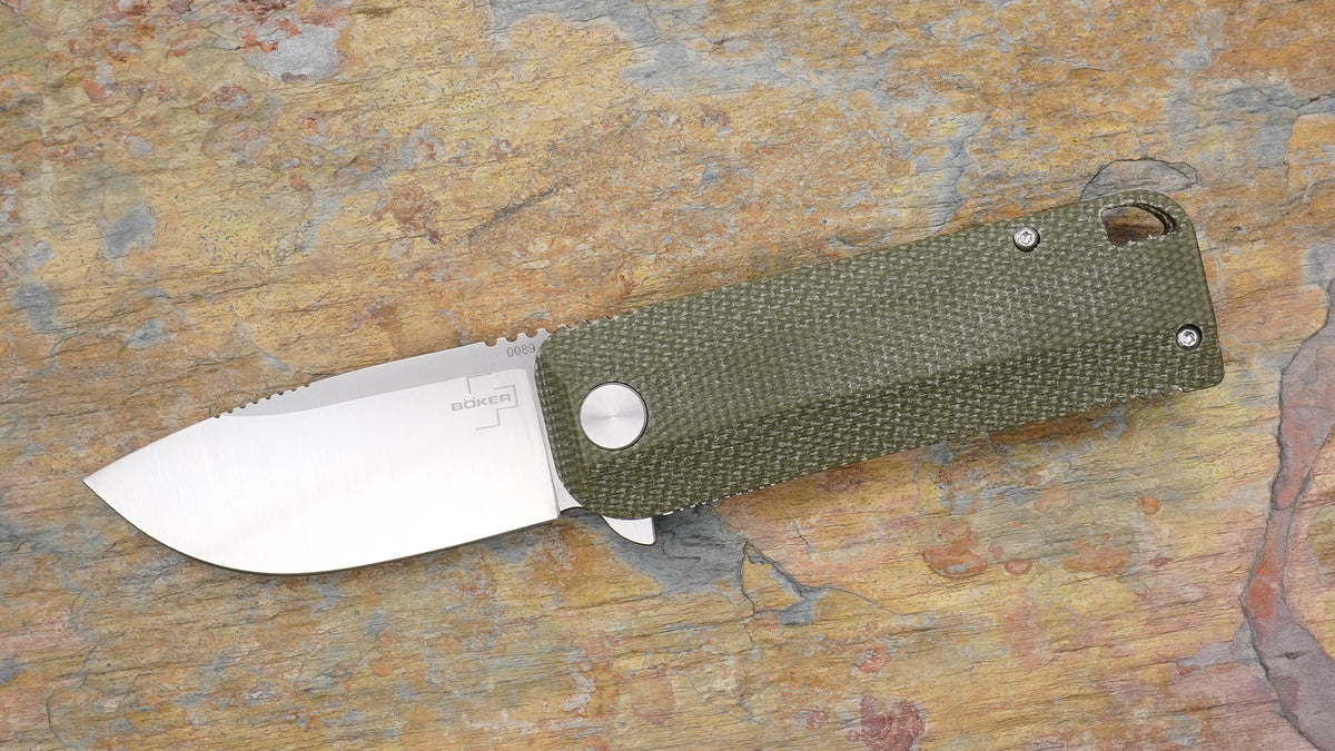 Boker Plus Baba Yaga Flipper, Green Micarta Handle 01BO386 – Edgeworks ...