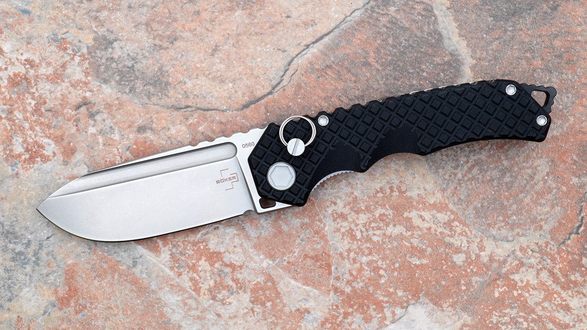 Boker Plus Hermod Folder, Black G-10 Handle with Locking Pin 01BO914 ...