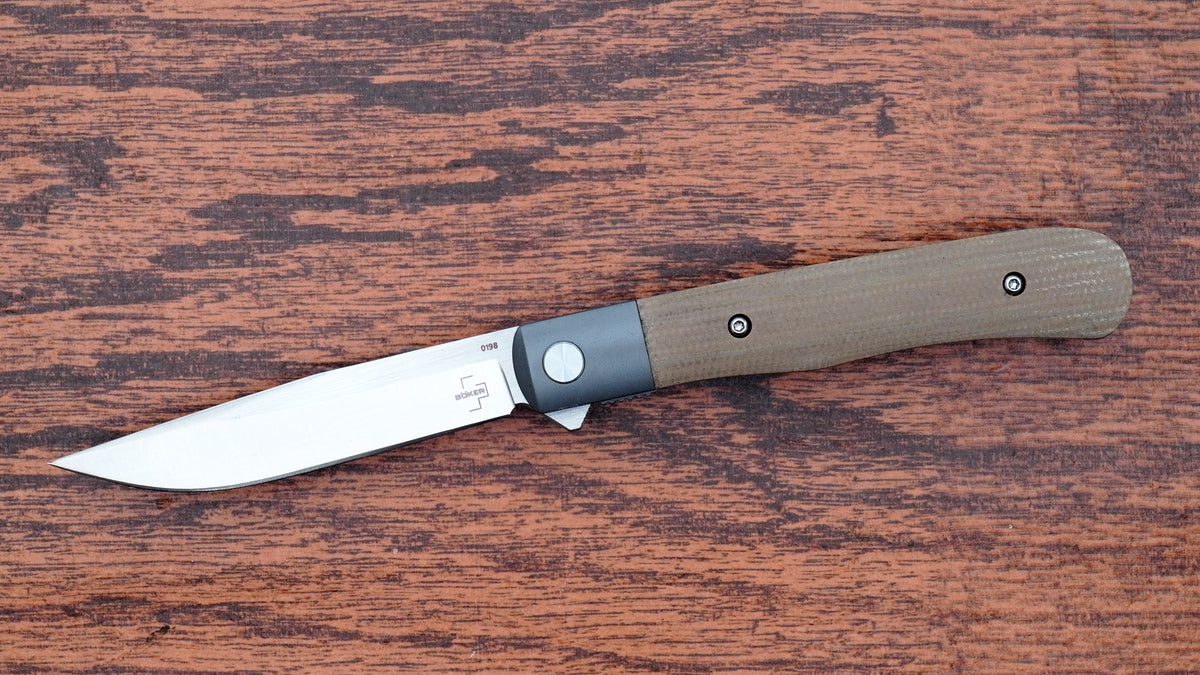 Boker Plus Modern Trapper Uno, Tan Micarta Handle 01BO930 – Edgeworks ...