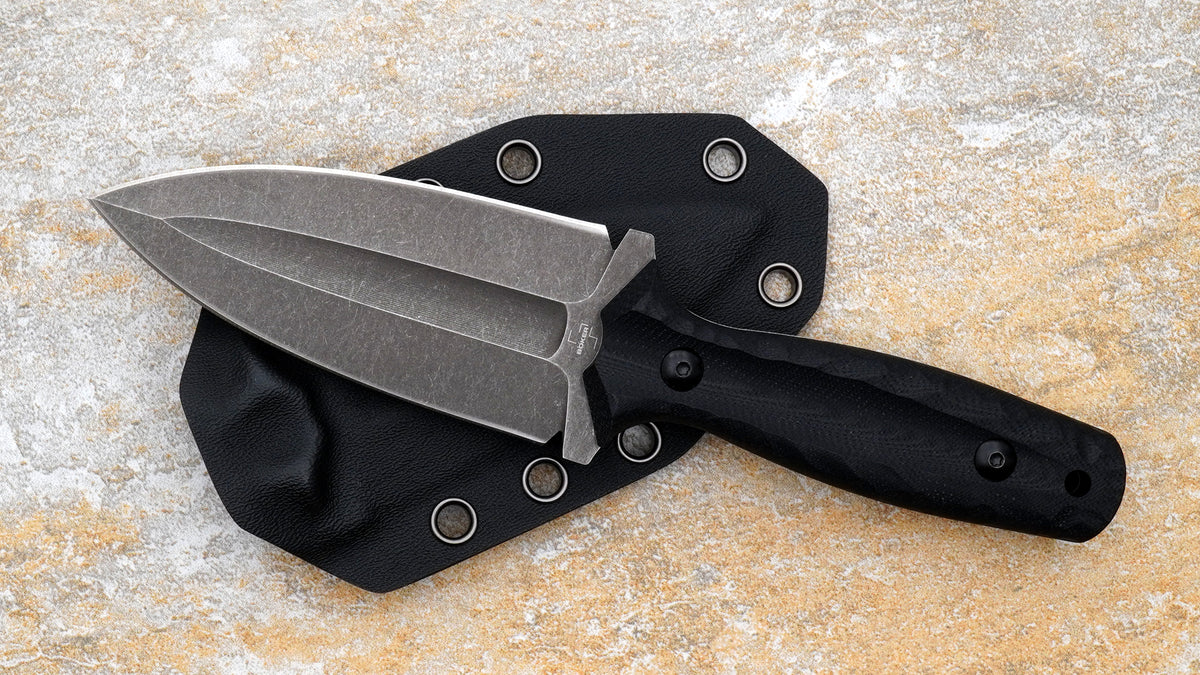 Boker Plus W1 Dagger. Black G-10 Handle 02BO118 – Edgeworks Knife ...