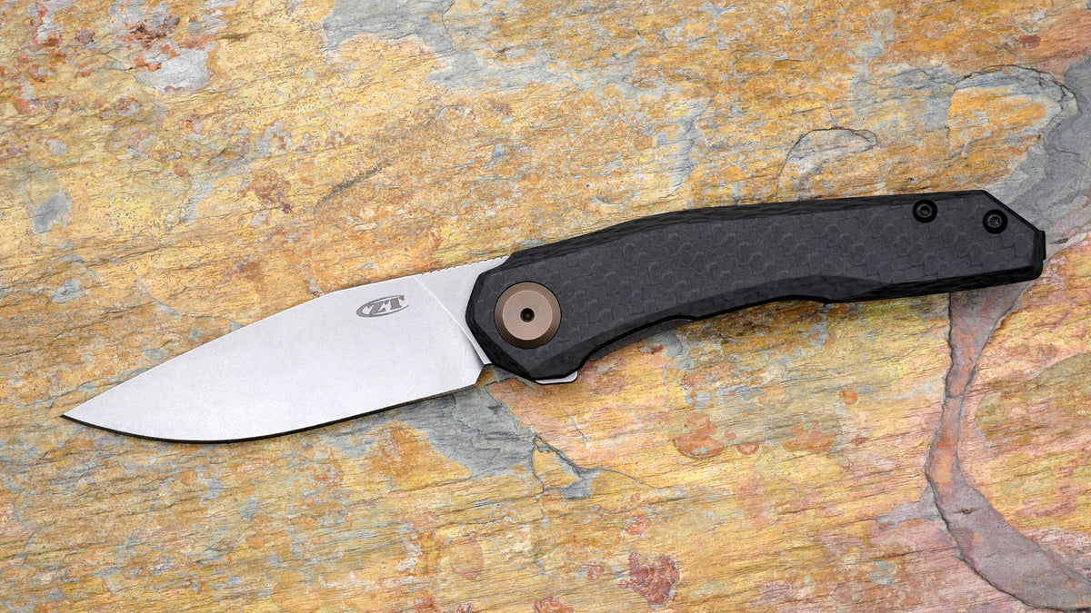 ZT 0545 Flipper, MaganCut with Carbon Fiber – Edgeworks Knife & Supply Co