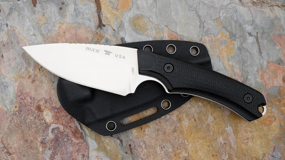 Alpha Hunter Elite Fixed Blade, Black G-10 Handle 0664BKS – Edgeworks ...