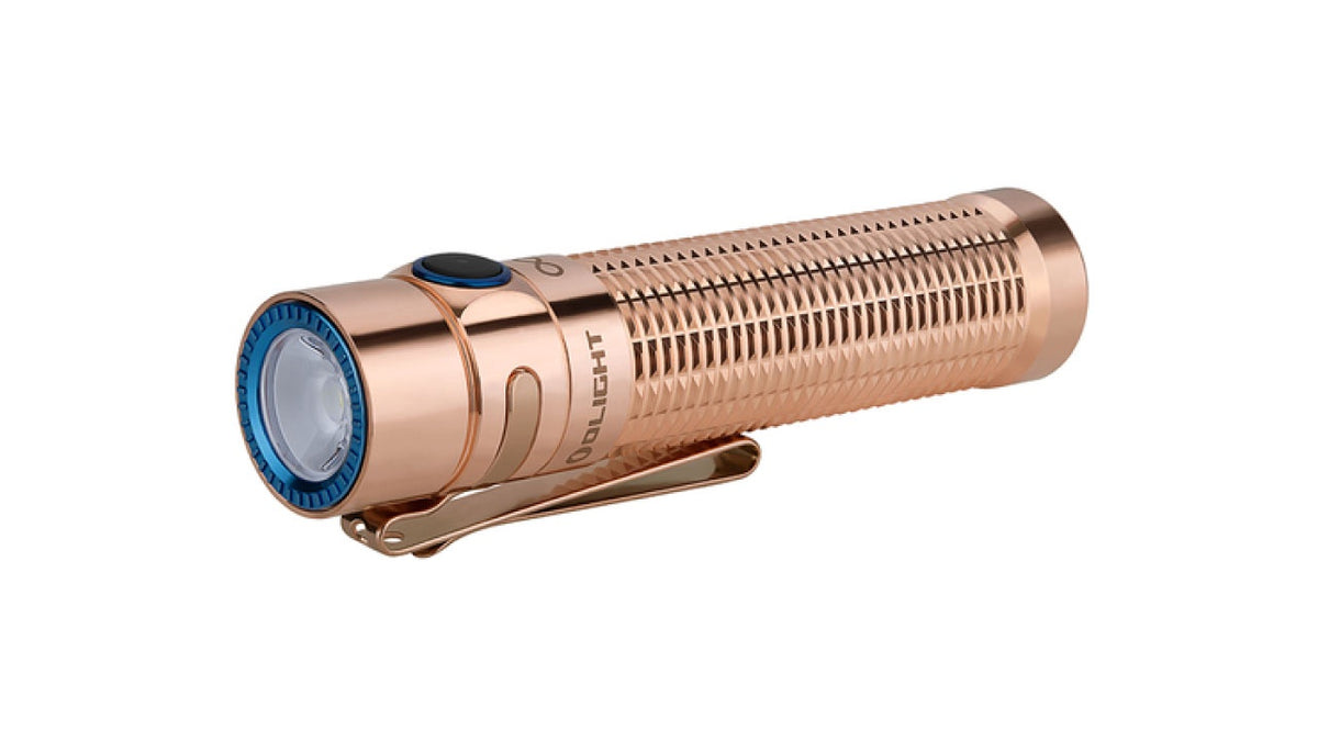 Olight Warrior Mini, Copper 18650 Flashlight – Edgeworks Knife & Supply Co