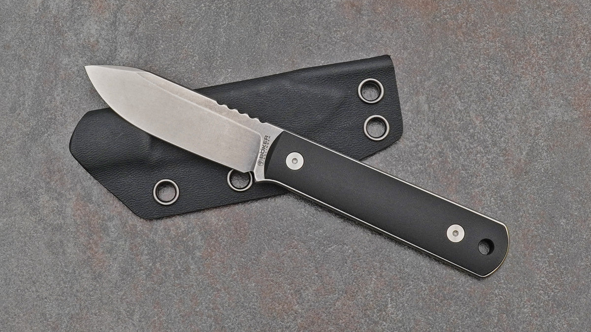 BFF Packlite, Black Richlite Handle 120749 – Edgeworks Knife & Supply Co