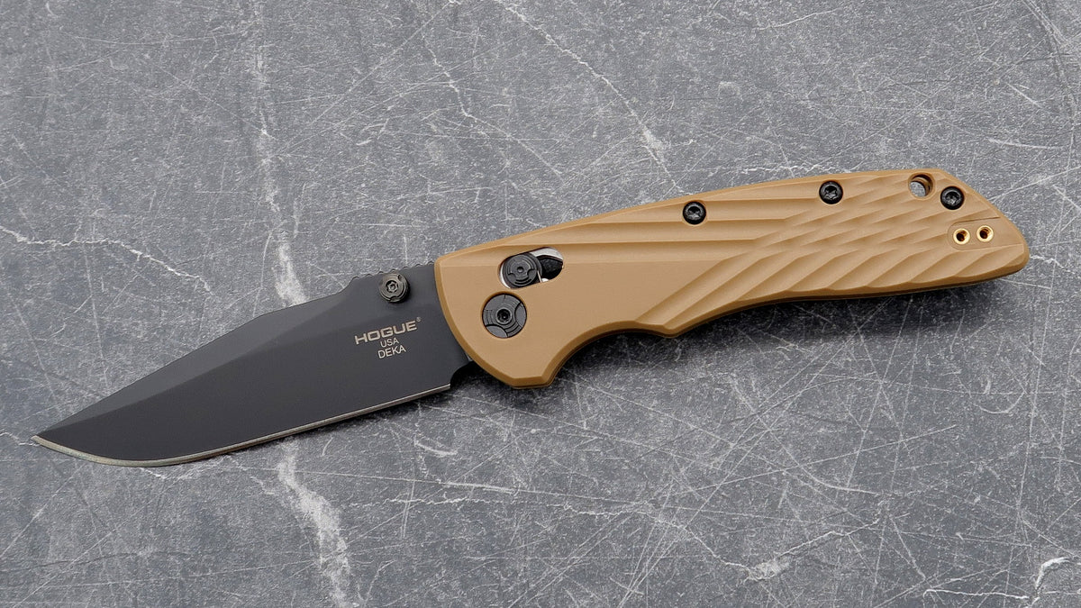 Deka ABLE Pivot Lock, FDE Polymer Handle Black MagnaCut Blade 24377 ...