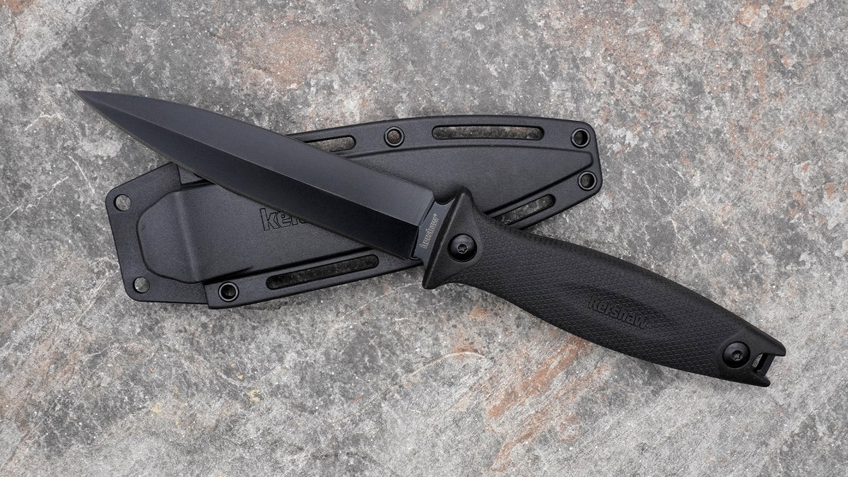 Secret Agent Dagger, Black 4007 – Edgeworks Knife & Supply Co