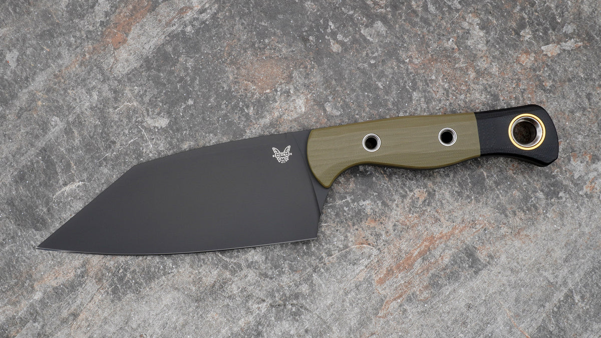 Station Knife, OD/Black G-10 Handle and Black Blade 4010BK-01 ...
