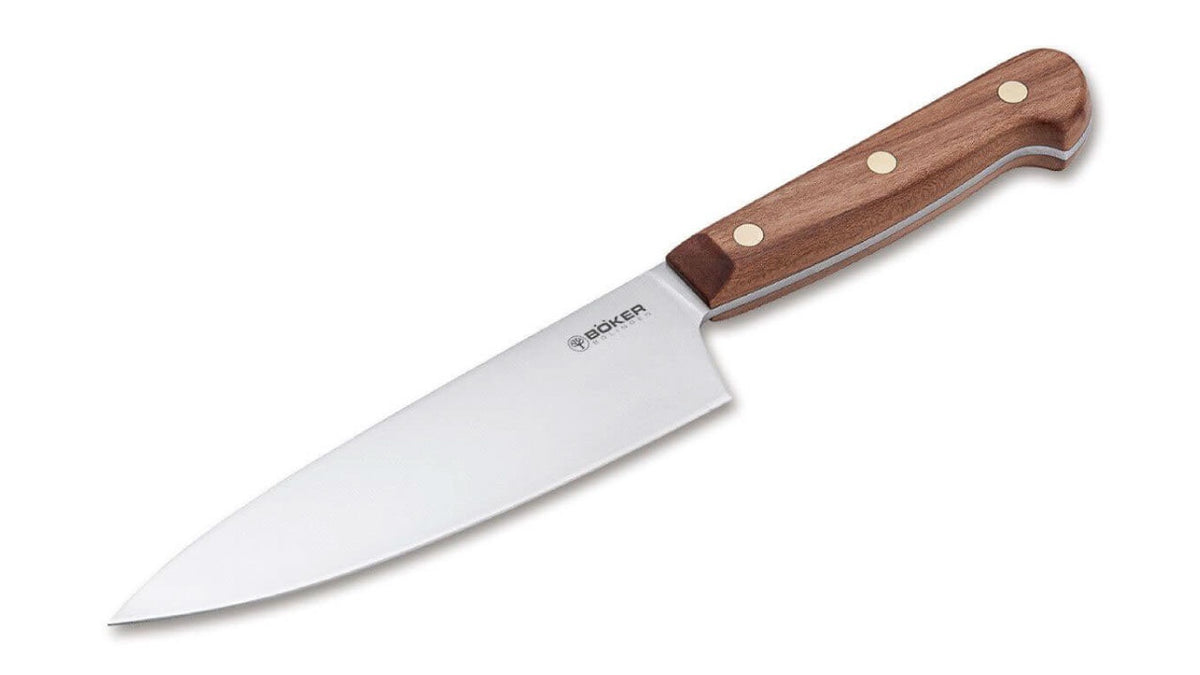 Boker Cottage Craft Small Chef Knife, Plum Wood Handle 130496 ...