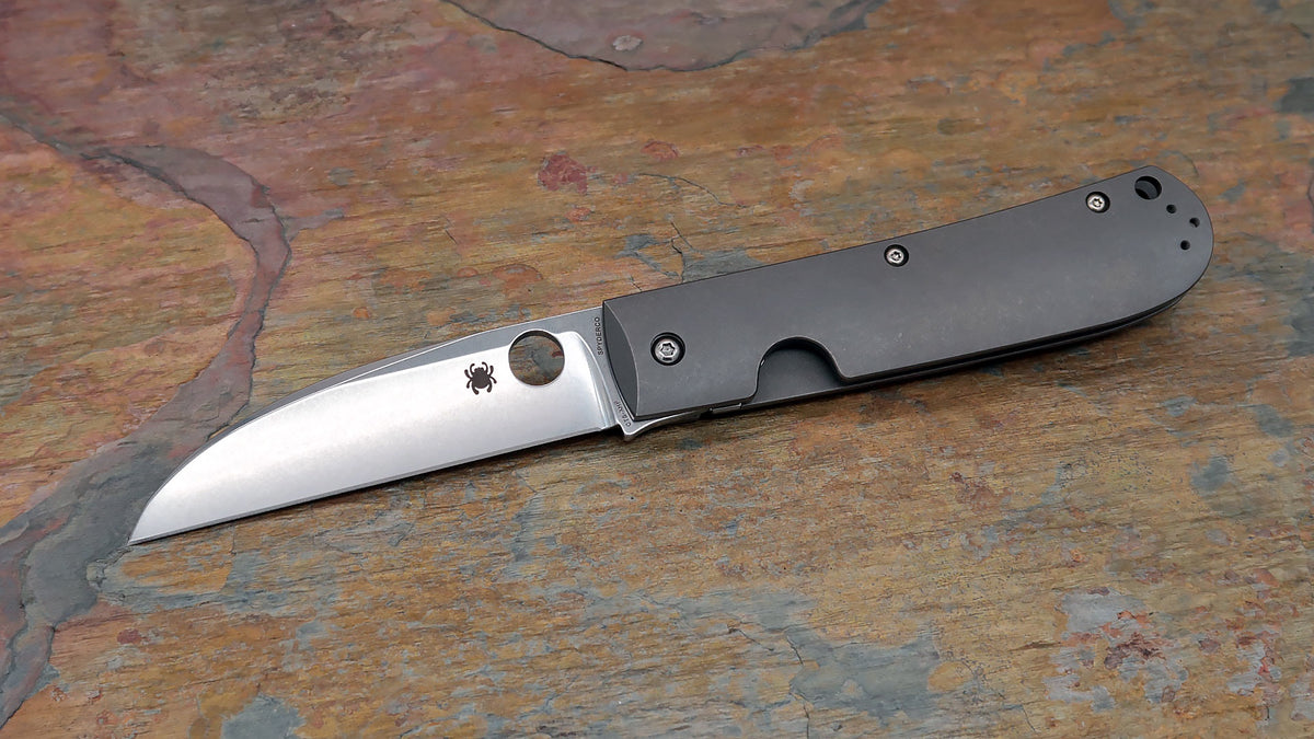 Swayback Framelock, Titanium Handle C249TIP – Edgeworks Knife & Supply Co