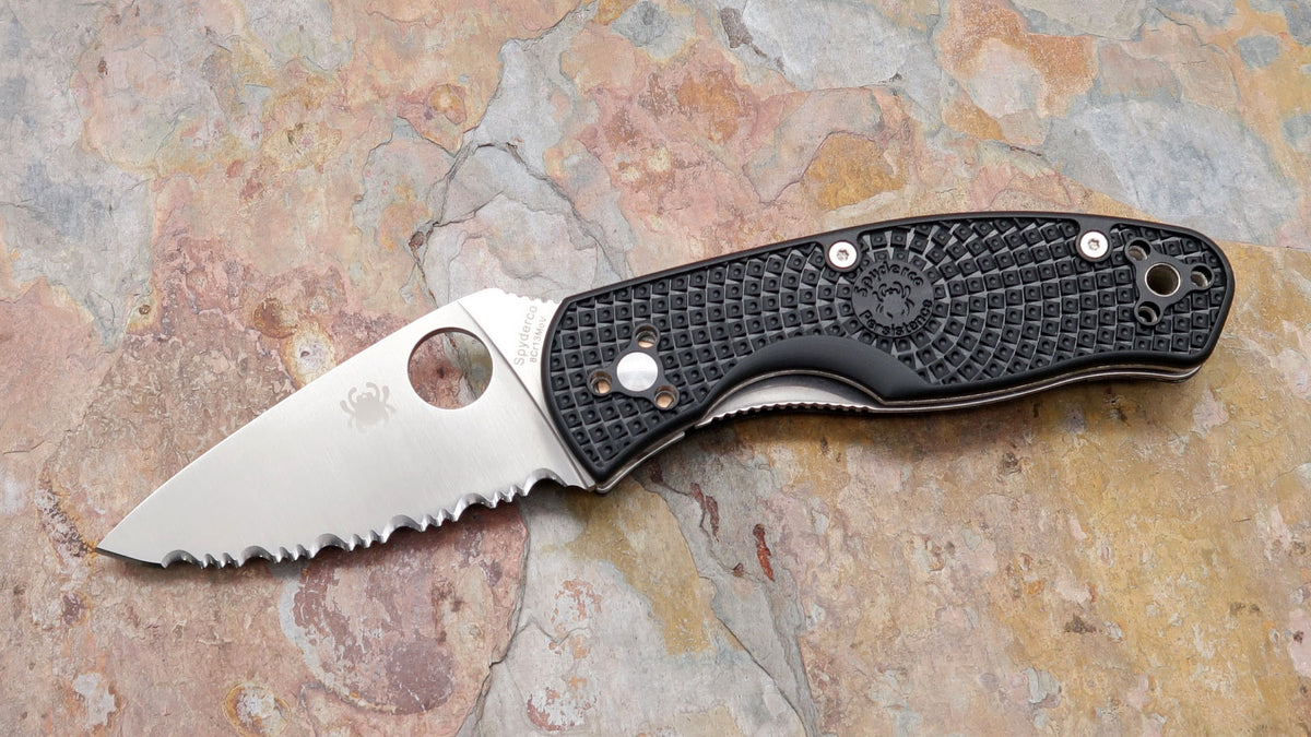 Persistence Lightweight, Black FRN Serrated Edge C136SBK – Edgeworks ...