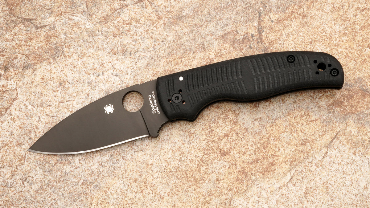 Salt Shaman Folder, Black MagnaCut Blade Black G-10 Handle C229GMCBKP ...