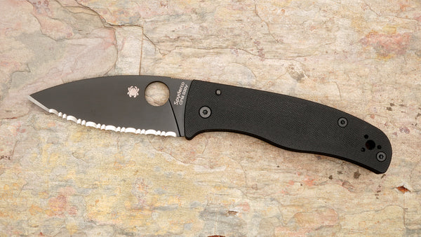 Bodacious Folder, Black Serrated Blade and Black G-10 Handle C263GSBK ...