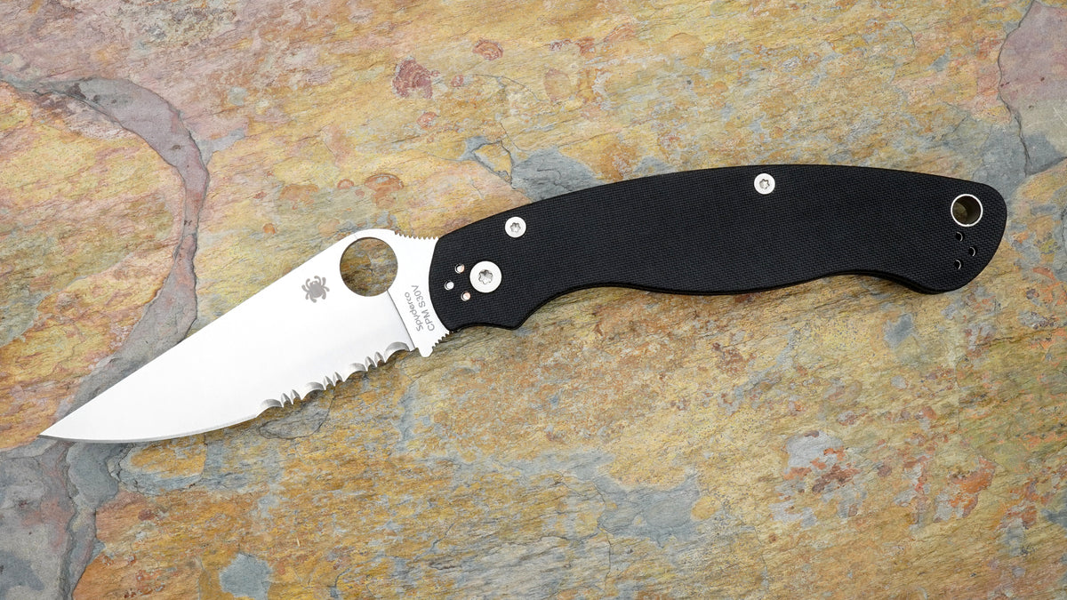 Military 2 Folder, Combo Edge and Black G-10 Handle C36GPS2 – Edgeworks ...