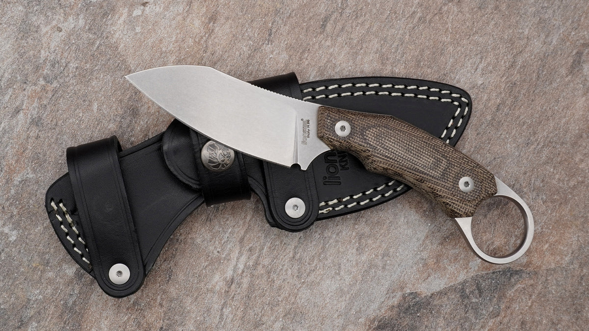 H1 Fixed Blade, Green Micarta Handle H1CVG – Edgeworks Knife & Supply Co