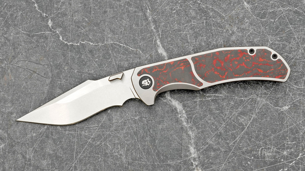 Mechforce Skelton Hellraiser Flipper, Lava Fat Carbon – Edgeworks Knife ...