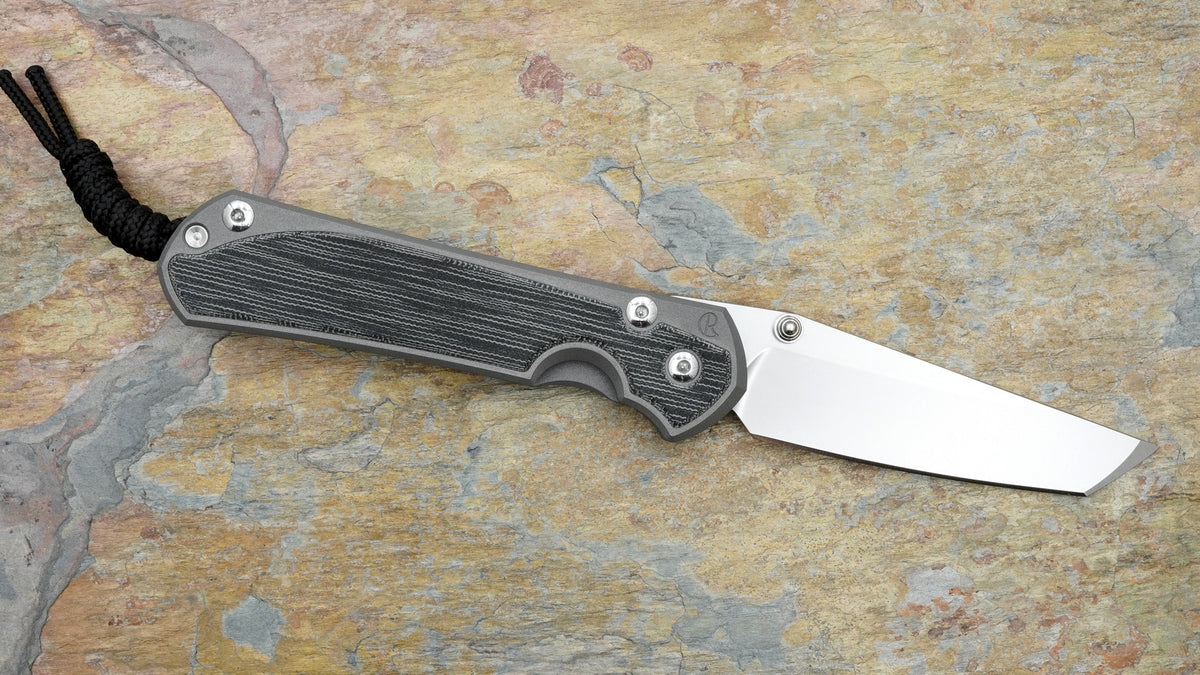 Large Sebenza 31 Left Hand, Tanto with Black Micarta Inlay – Edgeworks ...