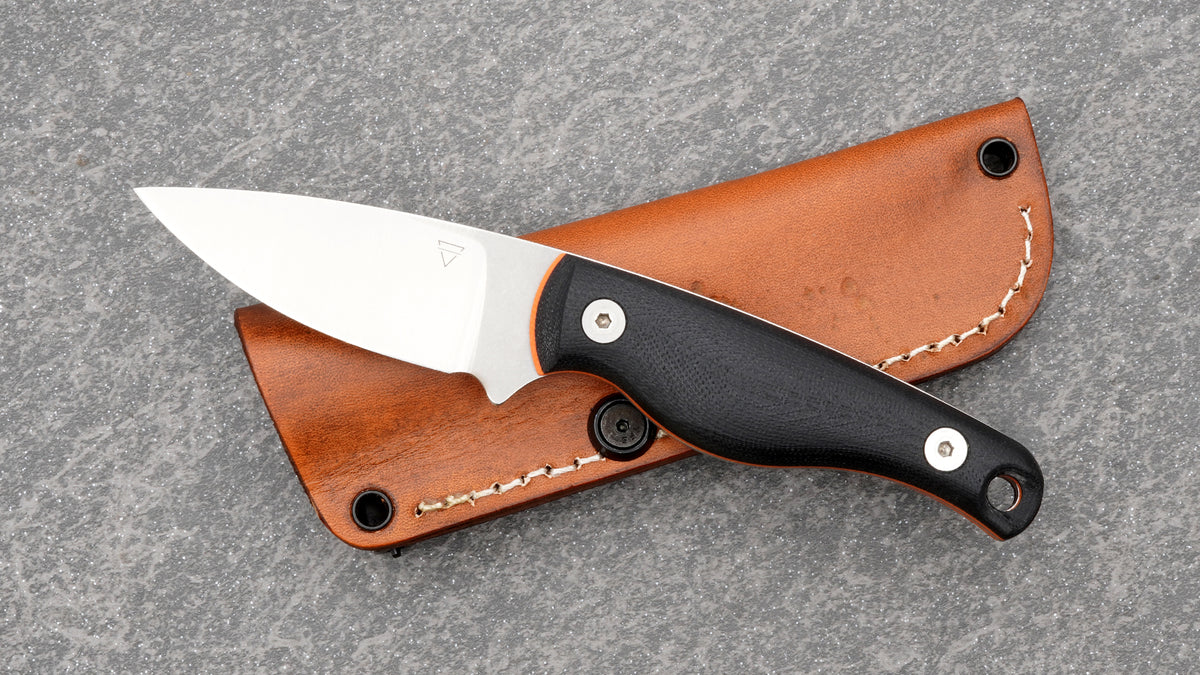 Creely Mako, N360 and Black G-10 with Orange Liners – Edgeworks Knife ...
