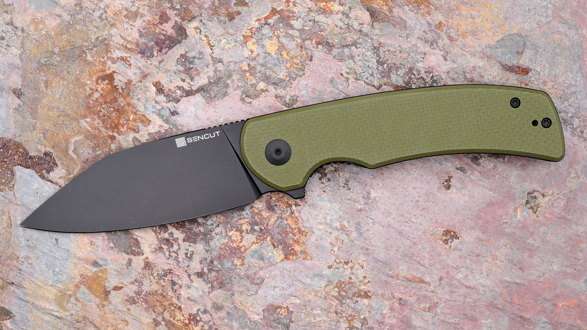 Sencut Omniform Flipper, Black Balde and OD G-10 Handle S23064-1 ...