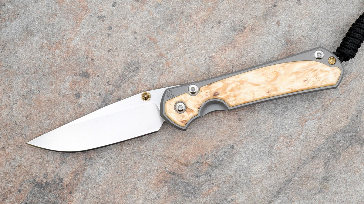 Small Sebenza 31, Box Elder Burl #2 S31-1108 – Edgeworks Knife & Supply Co
