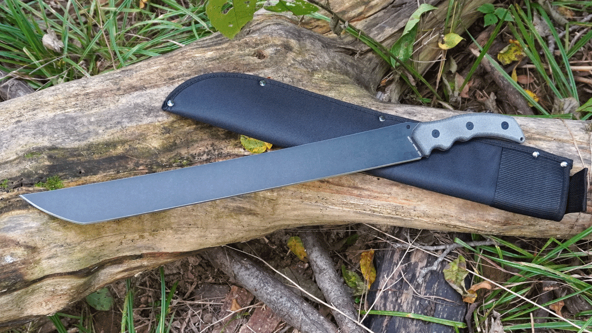 The Way Machete, Black Blade and Black Micarta – Edgeworks Knife ...