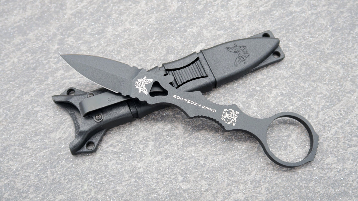 Mini SOCP Dagger, Black Blade 173BK – Edgeworks Knife & Supply Co
