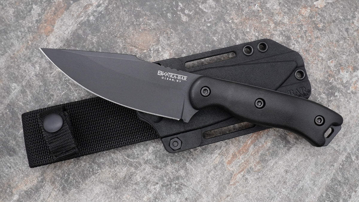 Becker Camping Harpoon Knife, Black BK18BK – Edgeworks Knife & Supply Co