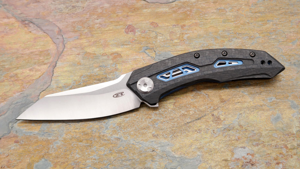 ZT 0762 Flipper, Carbon Fiber Handle – Edgeworks Knife & Supply Co