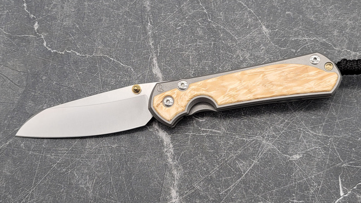 Large Sebenza 31 Insingo, Box Elder Burl #2 – Edgeworks Knife & Supply Co