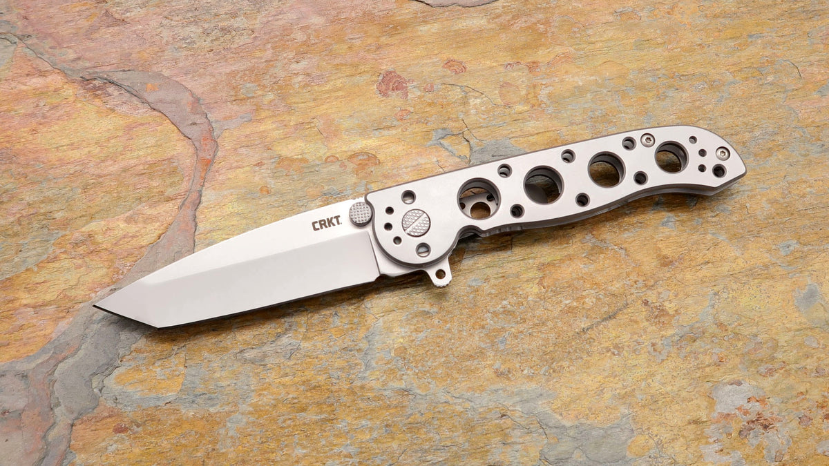 M16-02SS Framelock Flipper, Tanto – Edgeworks Knife & Supply Co