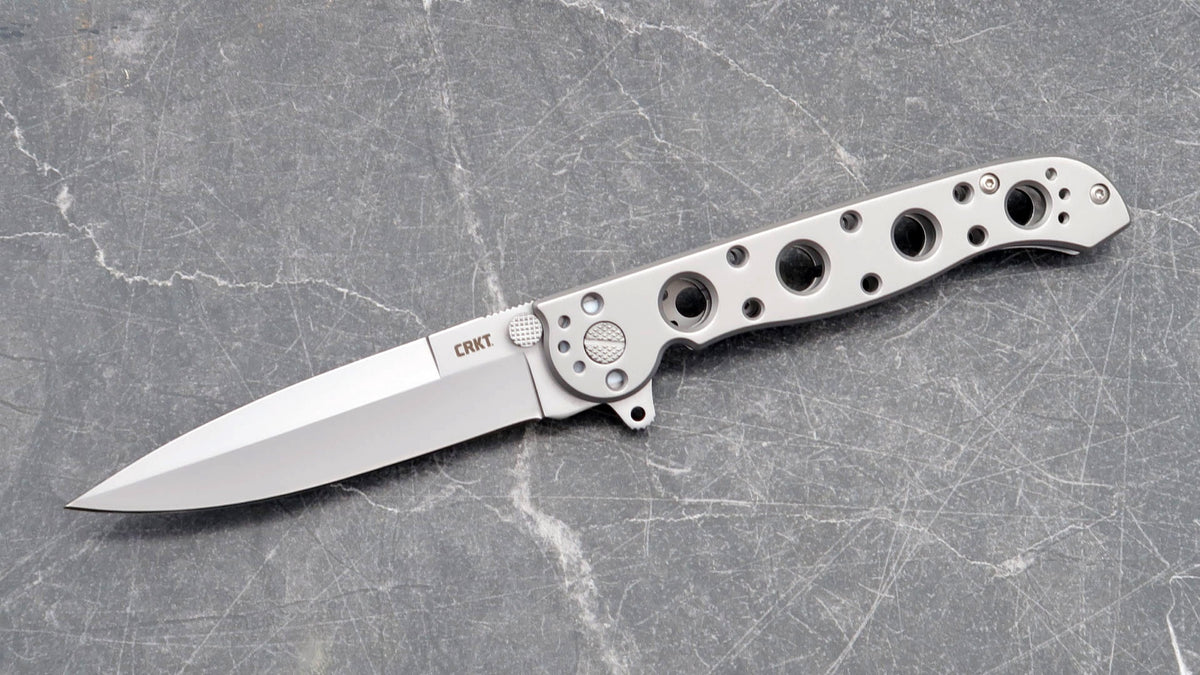 M16-03SS Framelock Flipper, Stainless Handle – Edgeworks Knife & Supply Co